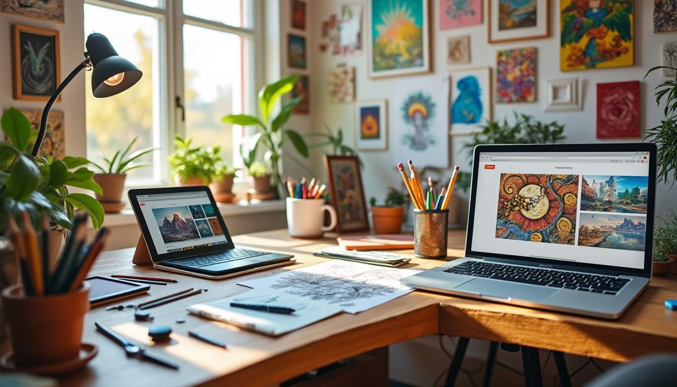 Exposer ses dessins en ligne : Mode d’emploi créatif